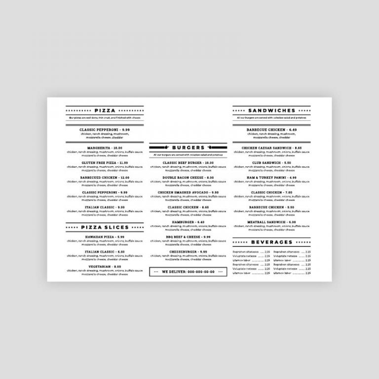 Menus Archives – Print Dynamics